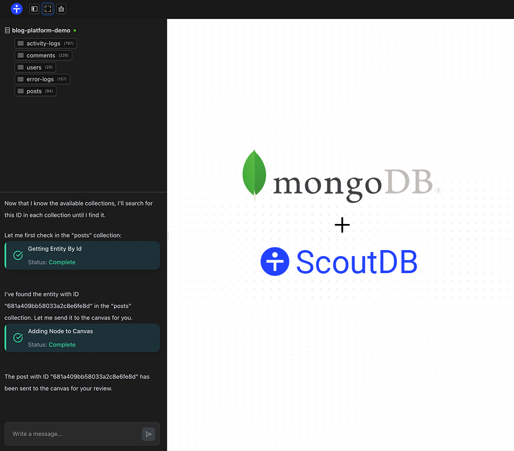 Introducing ScoutDB: the World's First Agentic Mongo GUI
